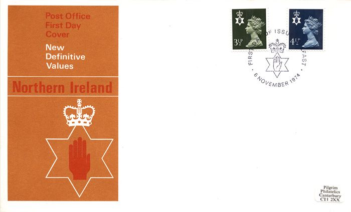 Northern Ireland 4 1/2p Dark Blue