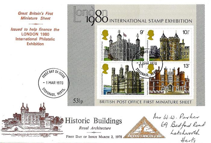 Historic Buildings: Miniature Sheet