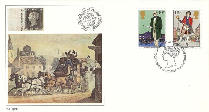 Rowland Hill: Stamps