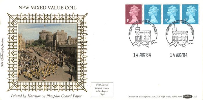 Machins: 13p Readers' Digest Stamp Coil