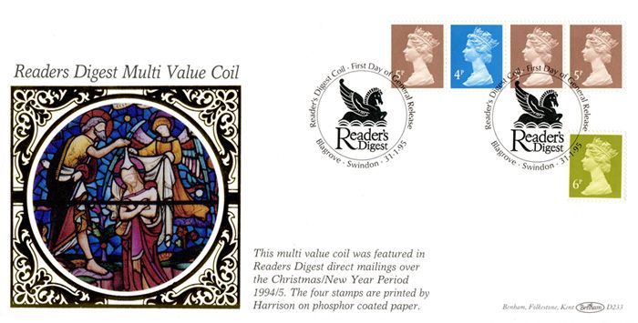 Machins: 19p Readers' Digest Stamp Coil