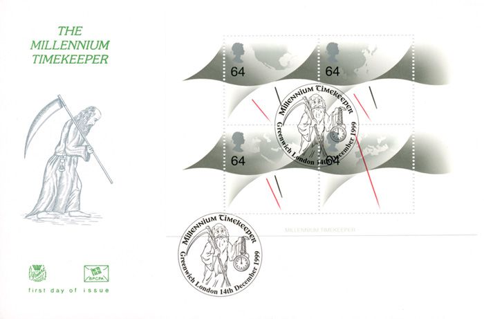 Millennium Timekeeper: Miniature Sheet