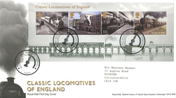 Classic Locomotives: Series No.1: Miniature Sheet