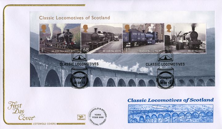 Classic Locomotives: Series No.2: Miniature Sheet