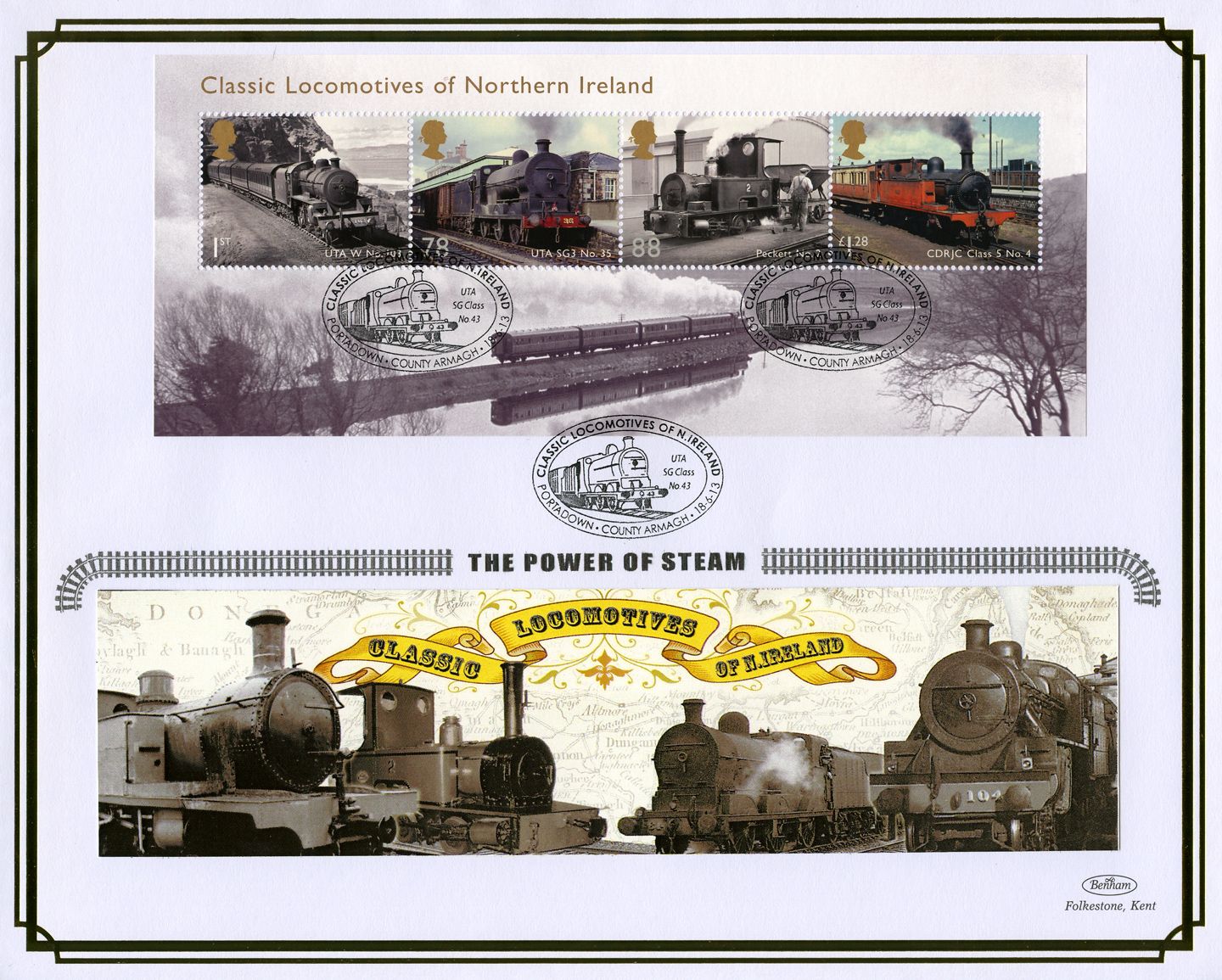 Classic Locomotives: Series No.3: Miniature Sheet
