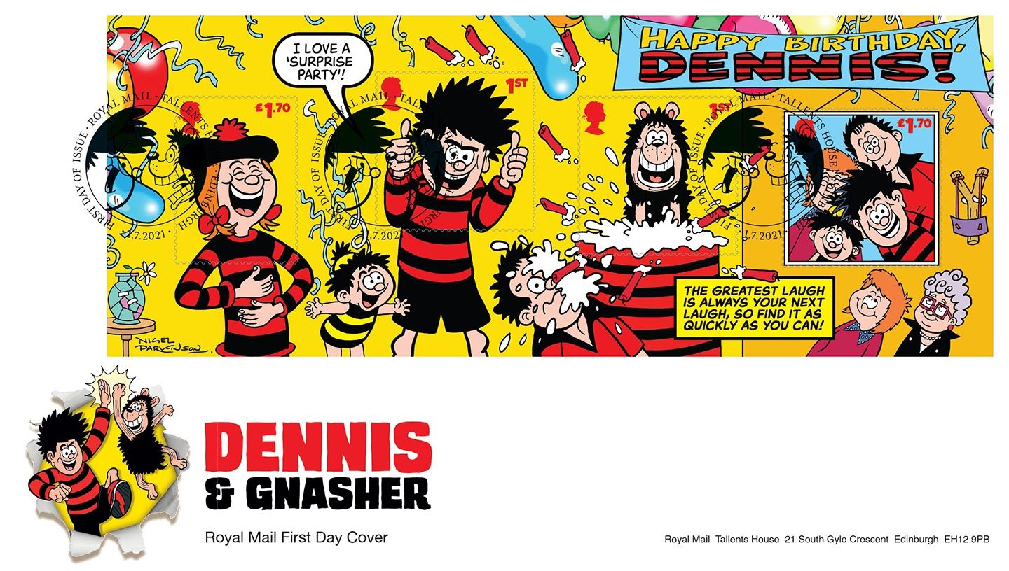 Dennis & Gnasher: Miniature Sheet